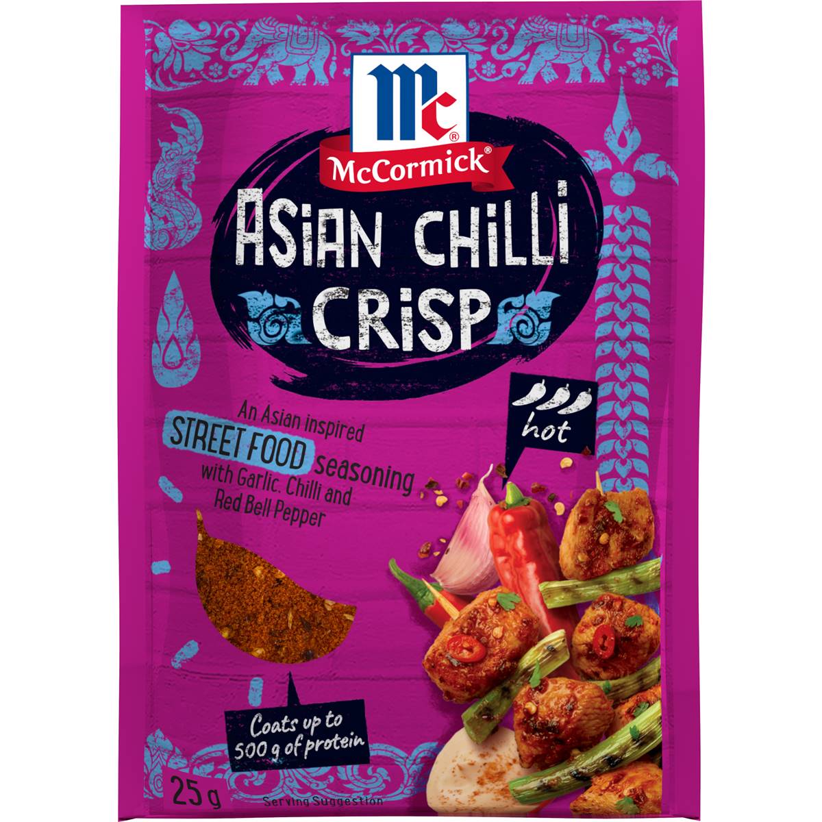 Mccormick Asian Chilli Crisp Street Food Seasoning 25g | Woolworths
