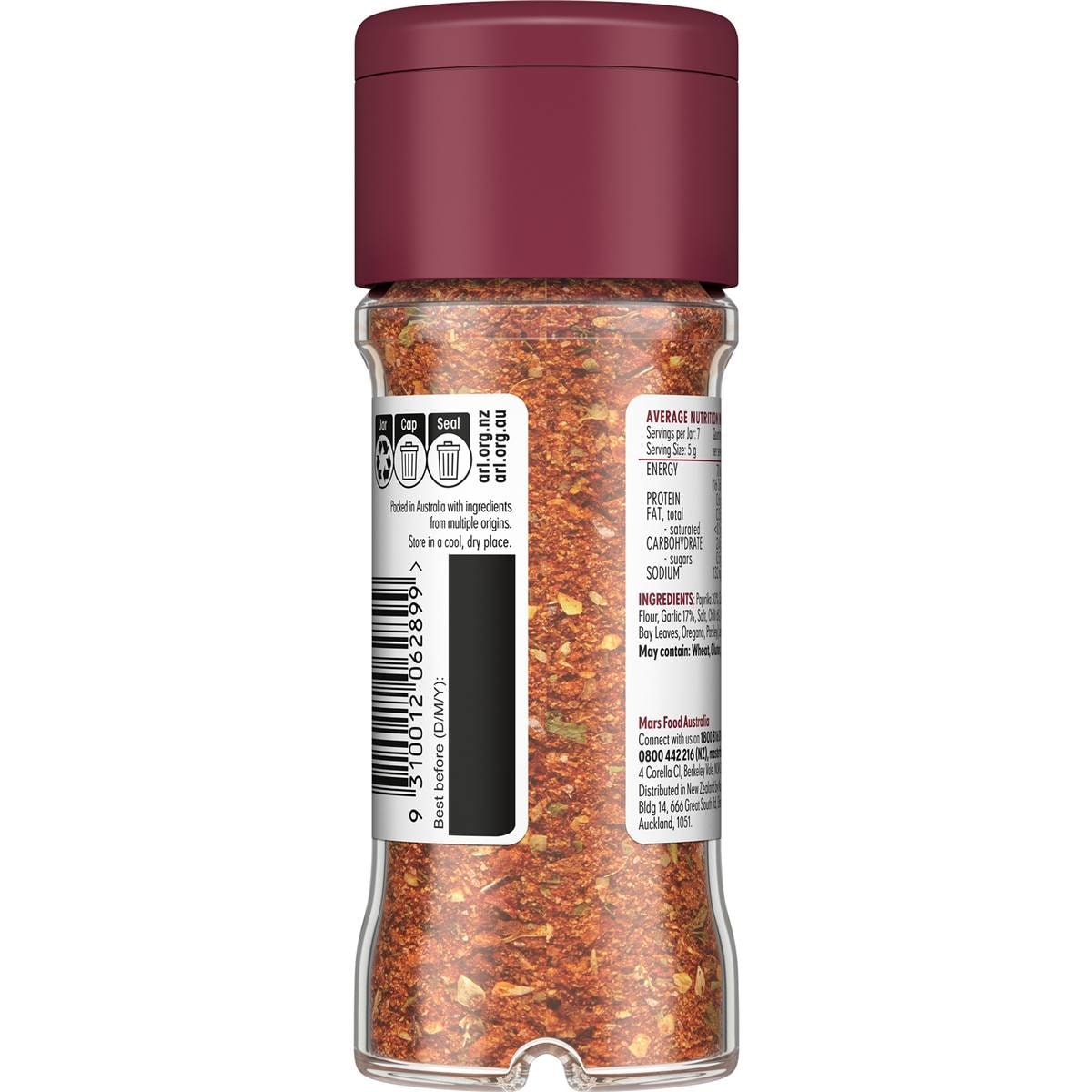 Masterfoods My Muscle Chef Peri Peri Spice Blend 38g | Woolworths