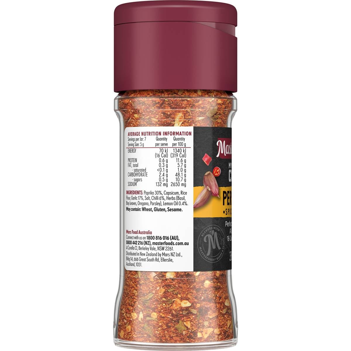 Masterfoods My Muscle Chef Peri Peri Spice Blend 38g | Woolworths