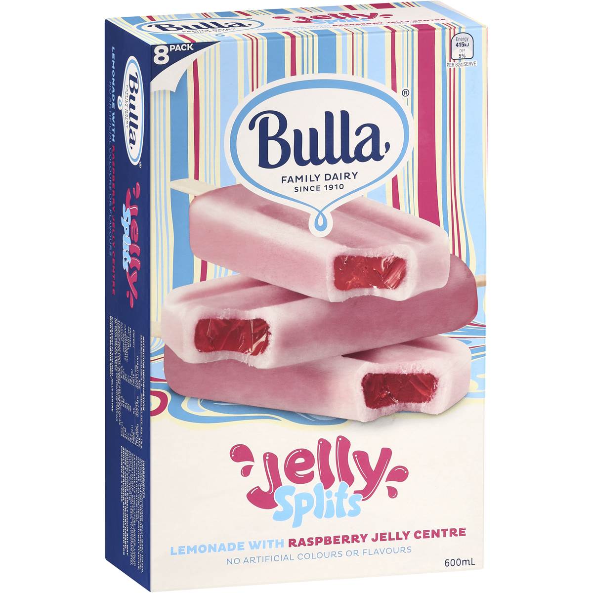 Bulla Jelly Splits Jelly 8 Pack | Woolworths