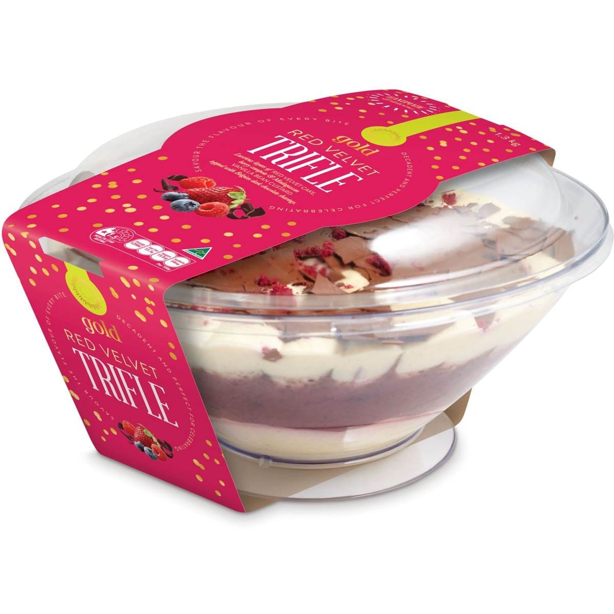 Gold Red Velvet Trifle | Woolworths