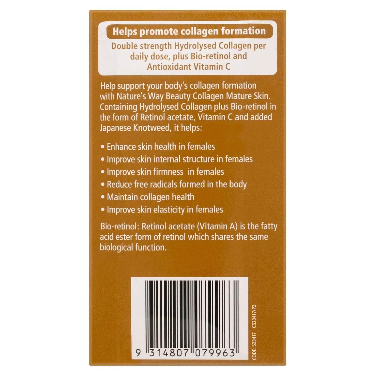 Nature's Way Beauty Collagen Mature Skin Film Coated Tablets 120 Pack ...