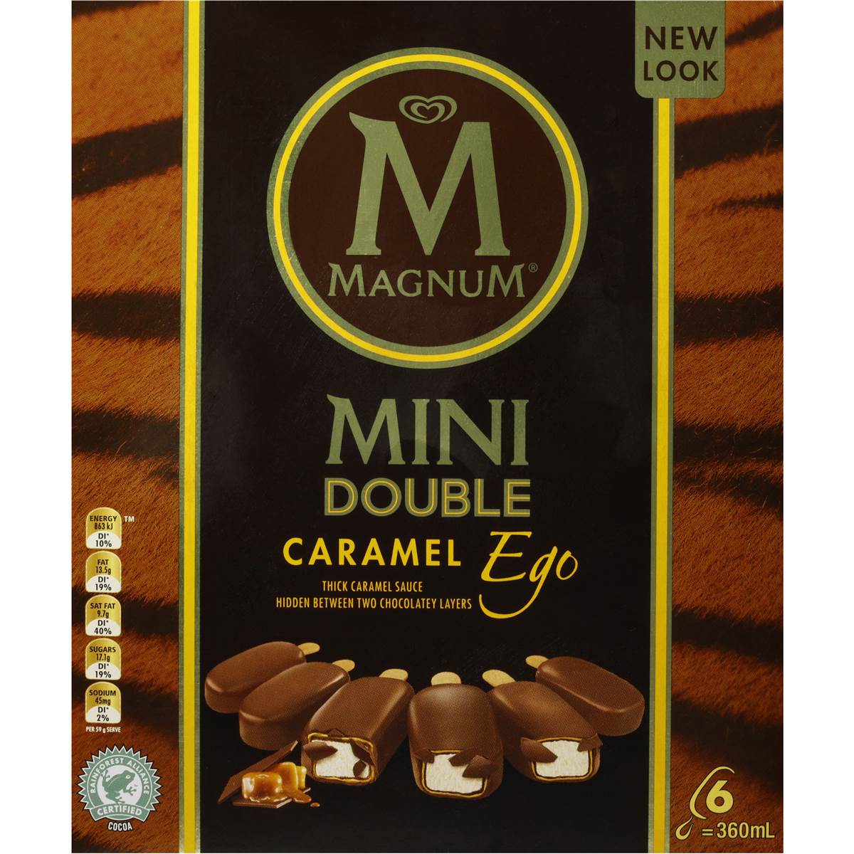 Magnum Mini Ice Cream Double Caramel 6 Pack | Woolworths