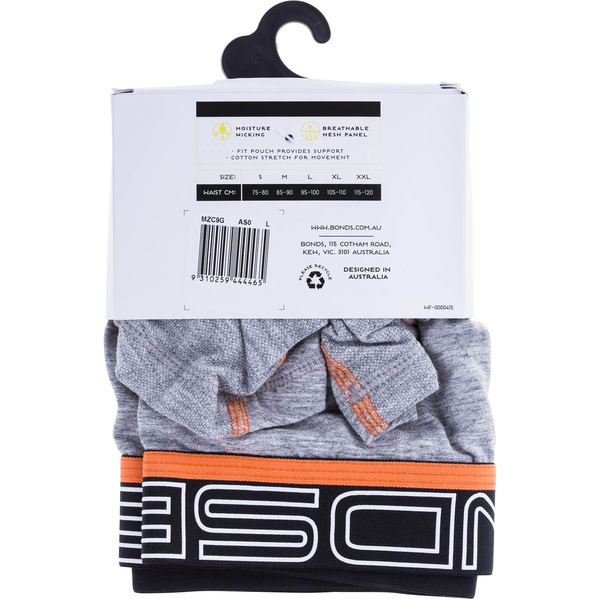 Bonds Underwear Mens Active Fit Trunk Large Assorted Each | Woolworths