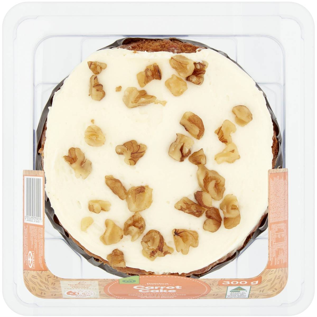 Woolworths Carrot Cake 300g | Woolworths