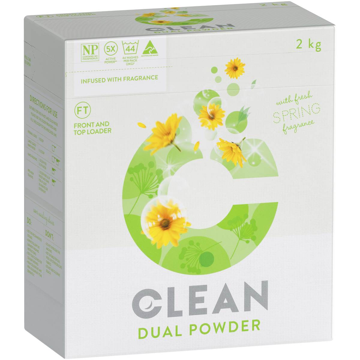 Clean Laundry Powder Spring 2kg | Woolworths