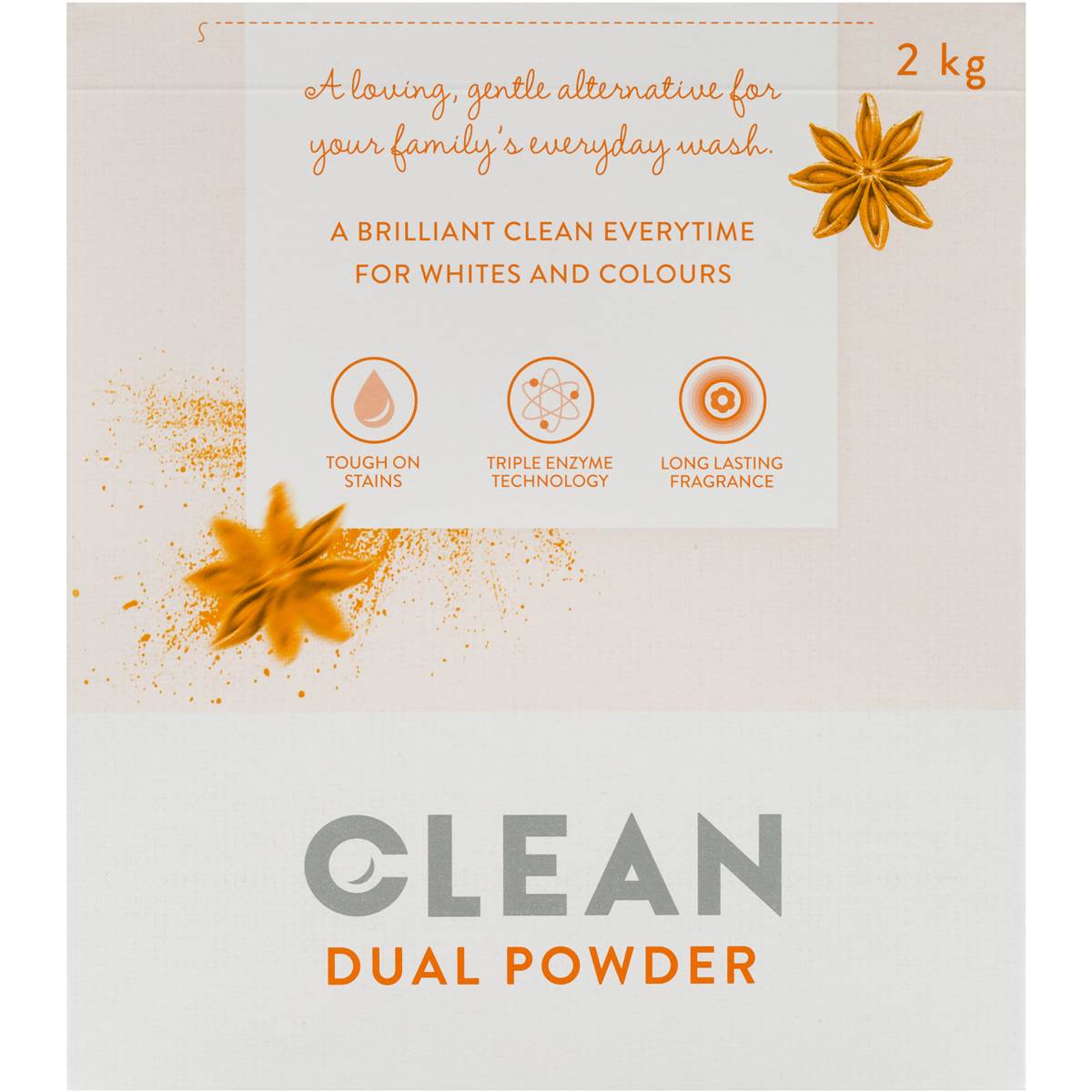 Clean Laundry Powder Spice 2kg | Woolworths