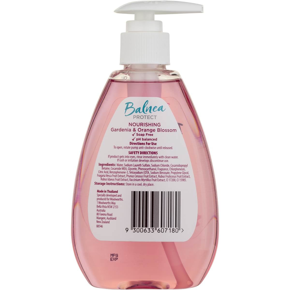 Balnea Liquid Hand Wash Nourishing Pump 250ml | Woolworths