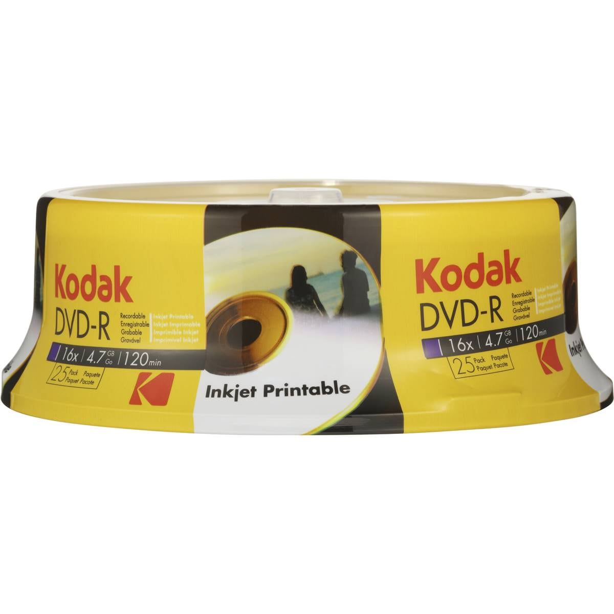 Kodak Dvd R Print Spindle 25 Pack | Woolworths