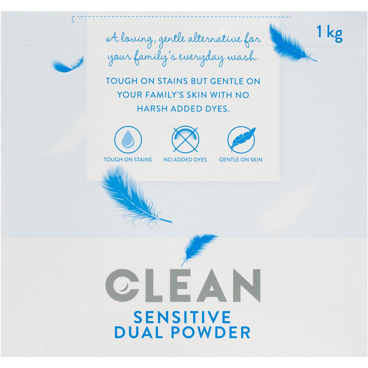 Clean Laundry Powder Sensitive 1kg | Woolworths