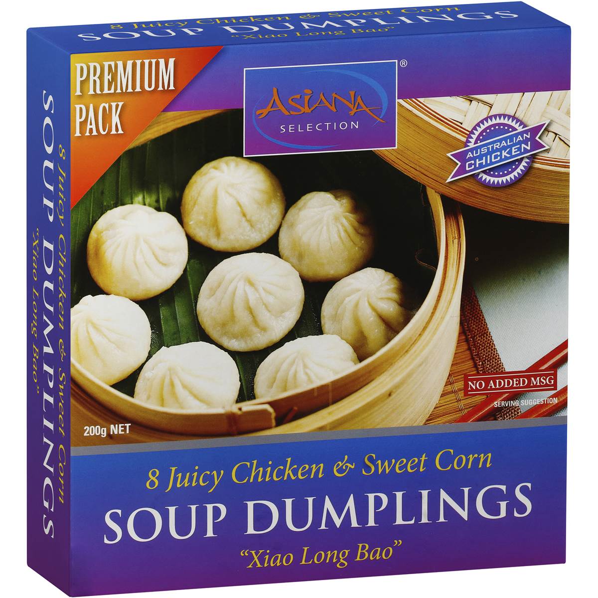 Asiana Chicken & Sweet Corn Soup Dumpling 200g | Woolworths