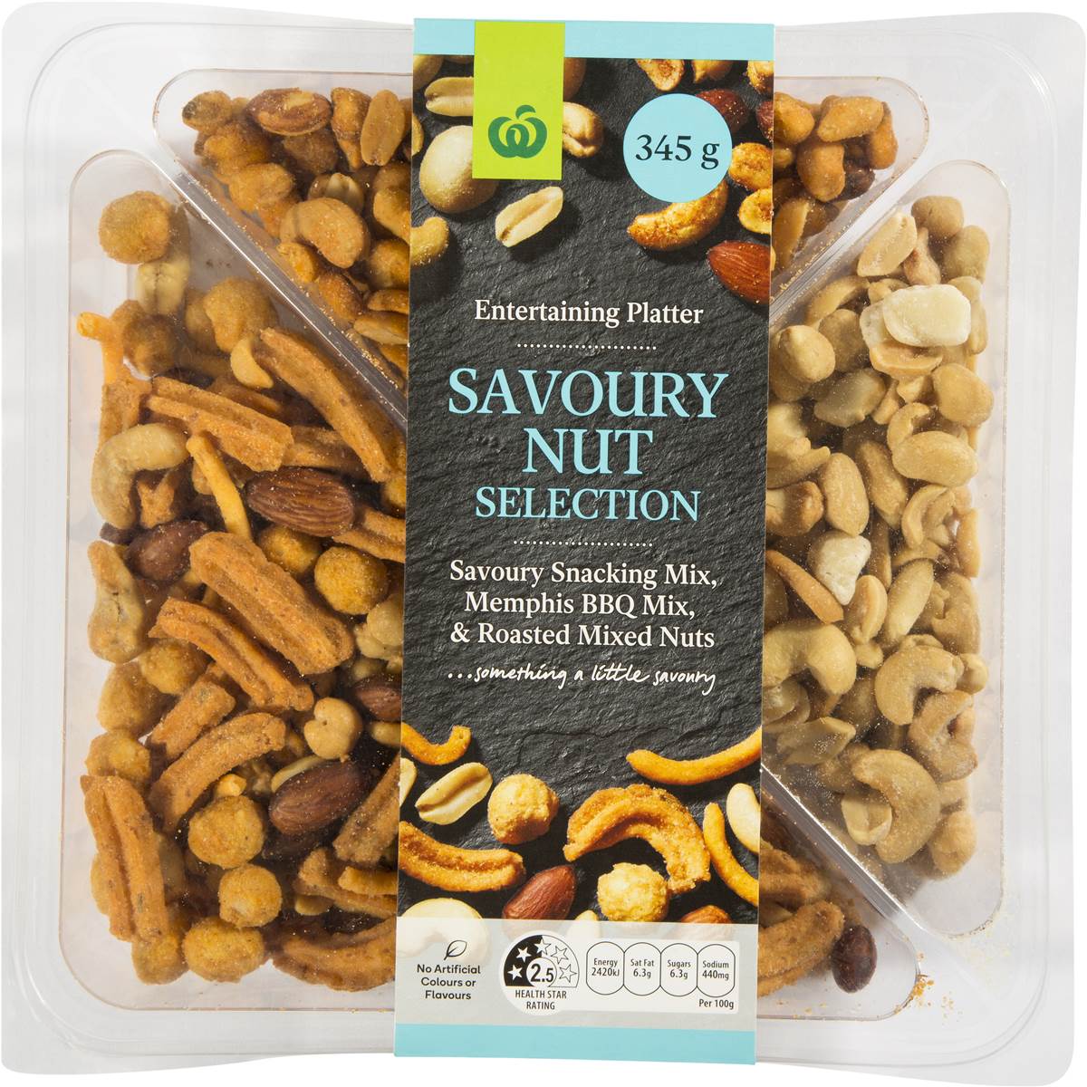 Woolworths Savoury Nut Selection 345g | Woolworths