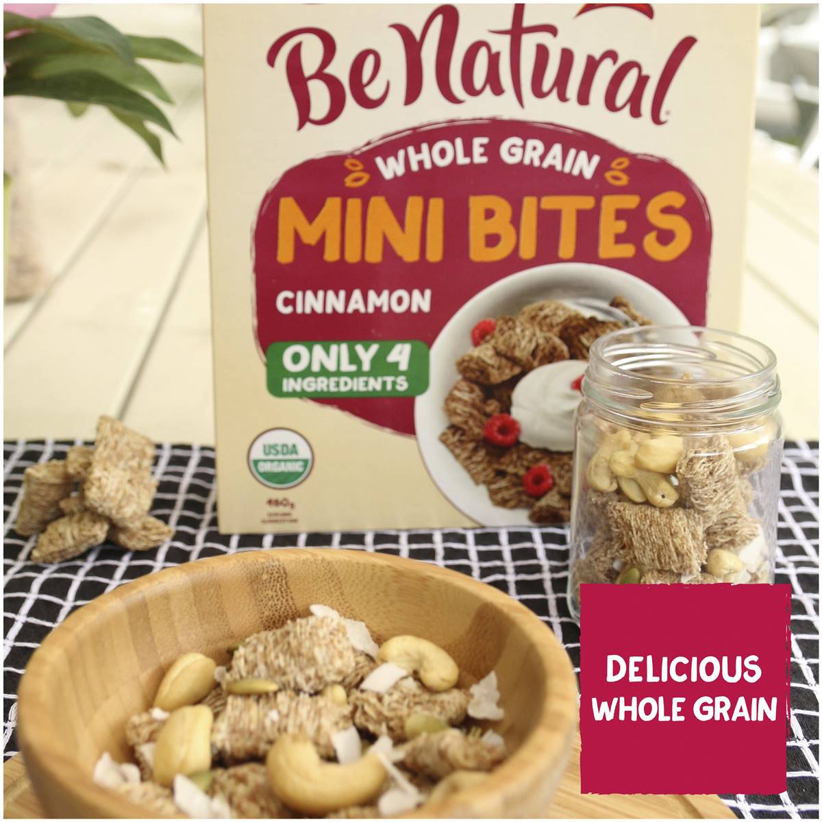Be Natural Cinnamon Mini Bites Cereal 460g | Woolworths