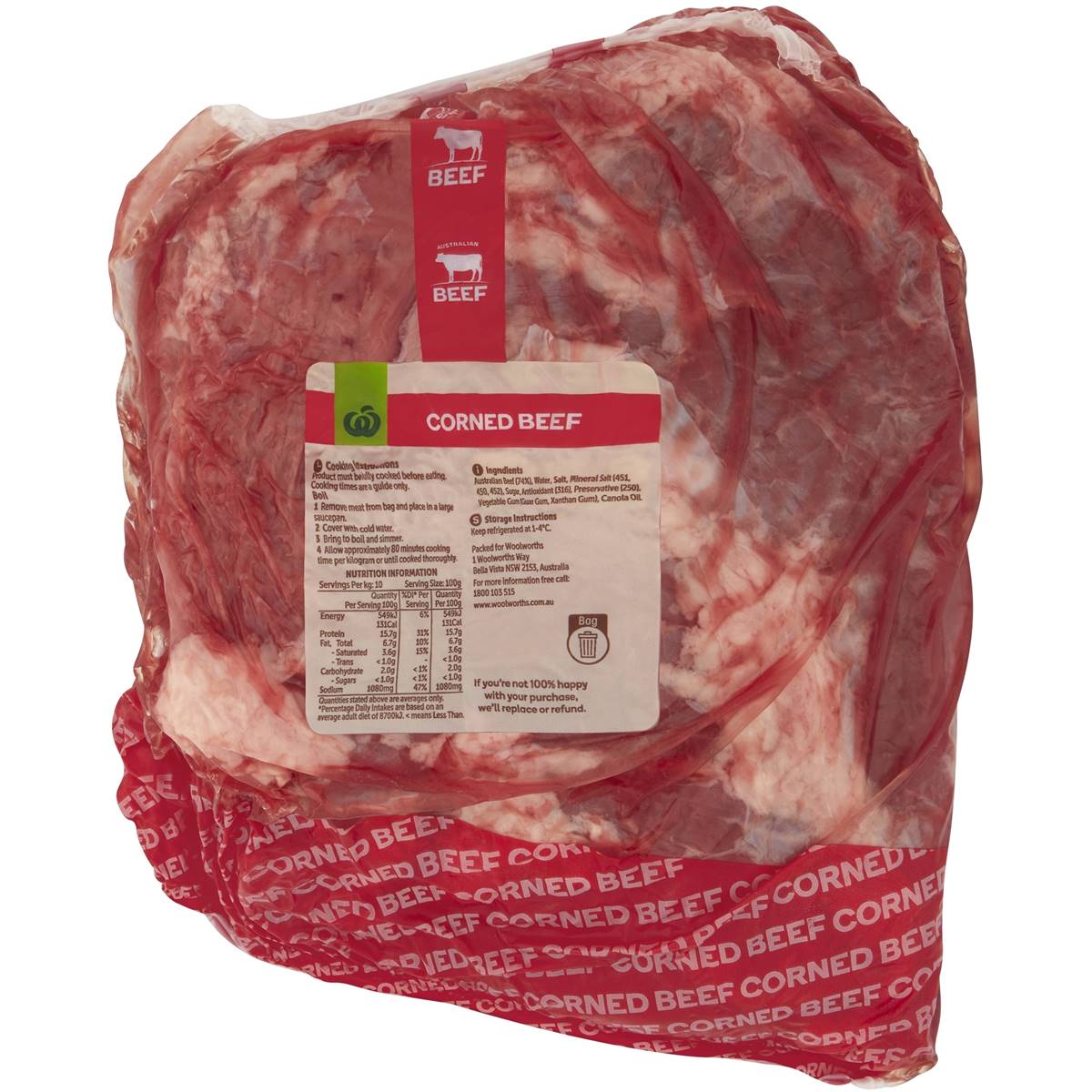 Woolworths Corn Beef Large 1.3kg - 3.3kg | Woolworths