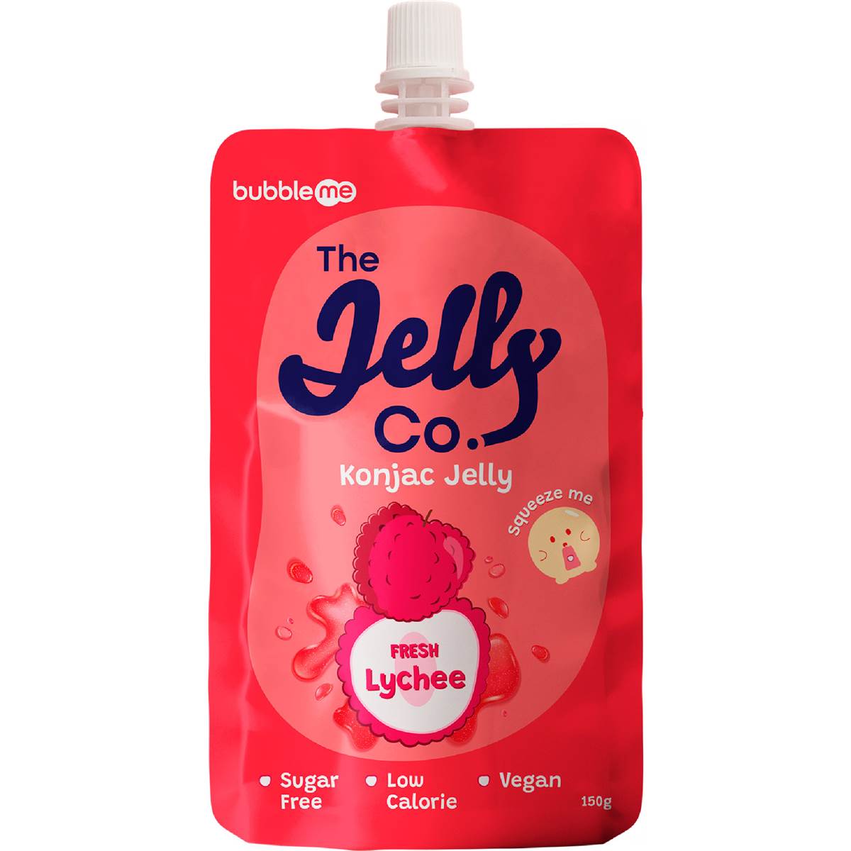 The Jelly Co Konjac Jelly Fresh Lychee 150g | Woolworths