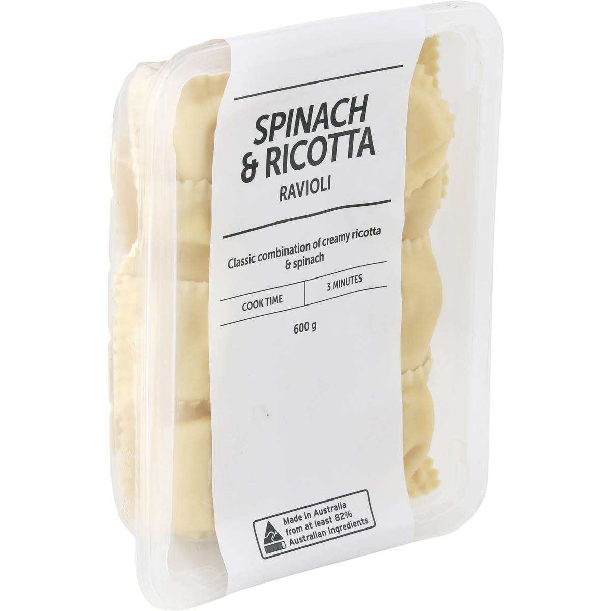Spinach & Ricotta Ravioli Family Meal 600g | Woolworths