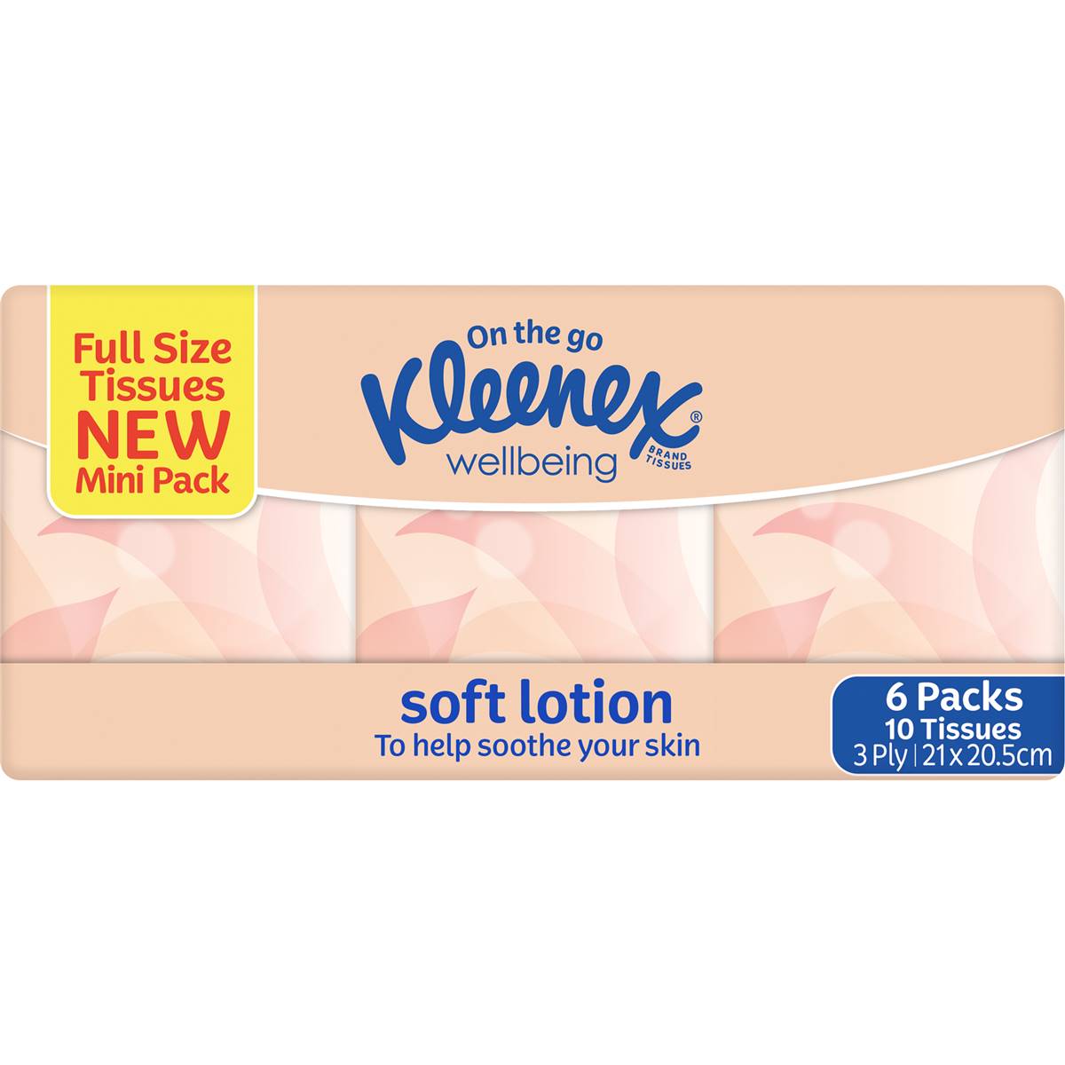 Kleenex Soft Lotion Tissues Pocket Pack 6 Pack | Woolworths