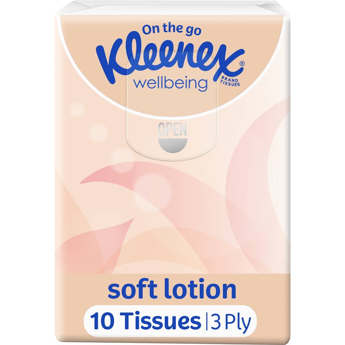 Kleenex Soft Lotion Tissues Pocket Pack 6 Pack | Woolworths