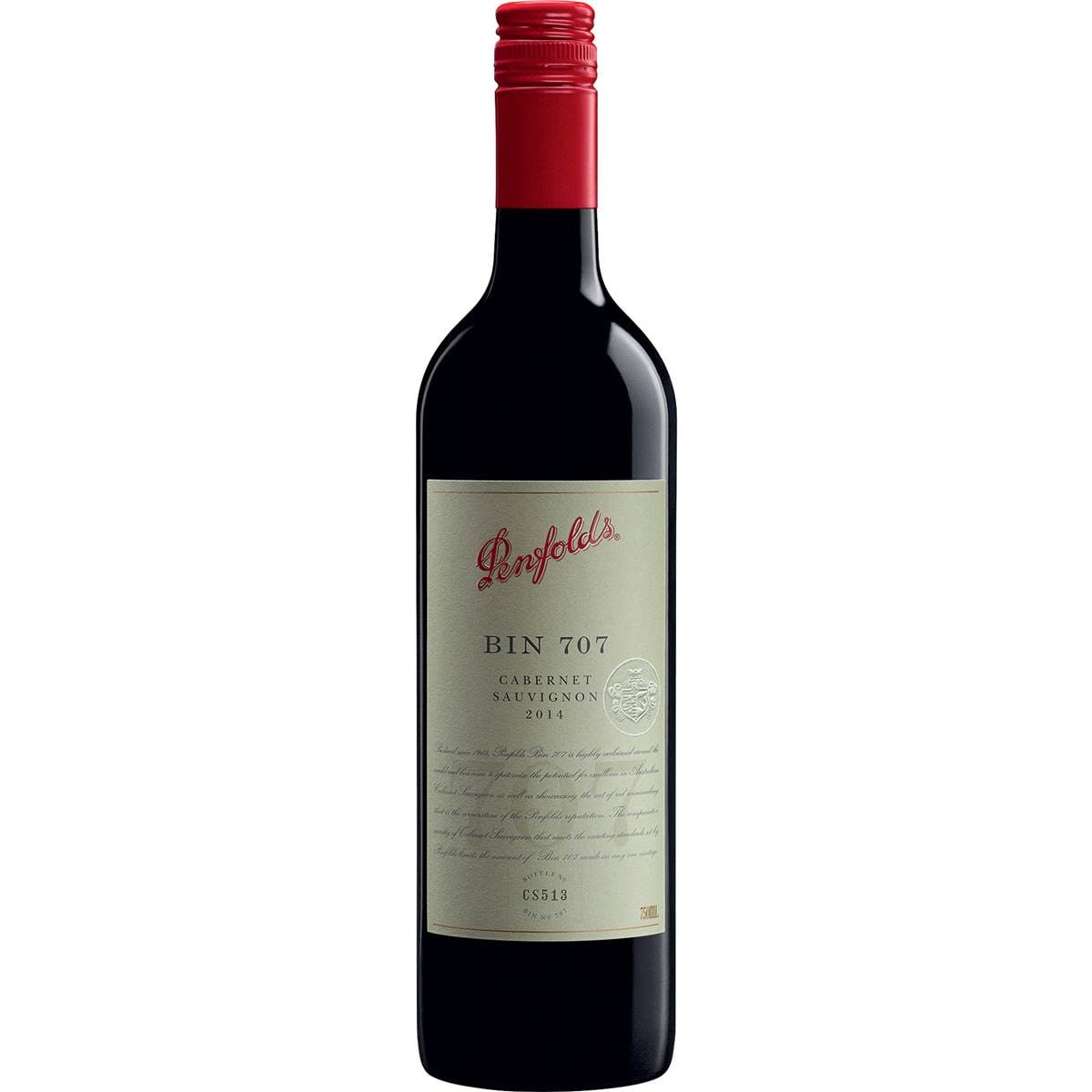 Penfolds Bin 707 Cabernet Sauvignon 2016 Release 750ml | Woolworths