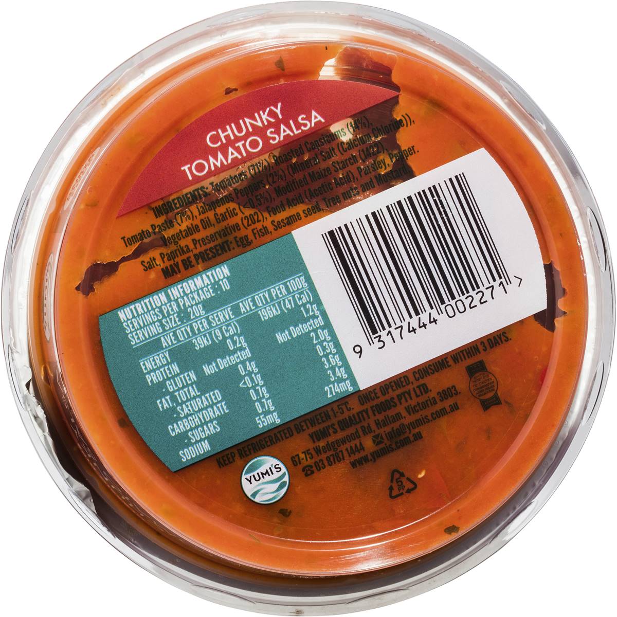 Yumi's Chunky Salsa Dip 200g | Woolworths