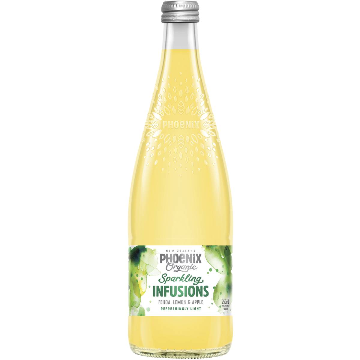 Phoenix Feijoa Lemon Apple Sparkling Water Infusions Bottle 750ml ...
