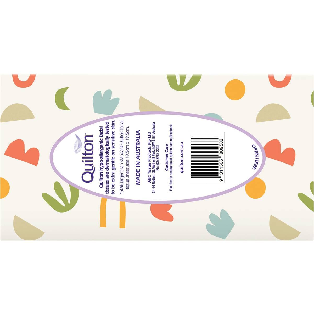 Quilton 2 Ply Large & Thick Hypo-allergenic Facial Tissue 96 Pack ...