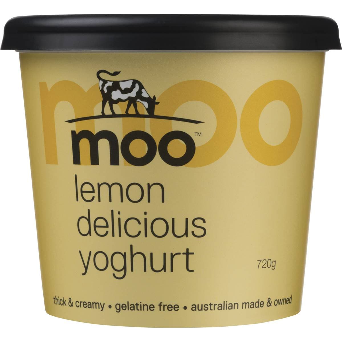 Moo Premium Yoghurt Delicious Lemon 720G | Woolworths
