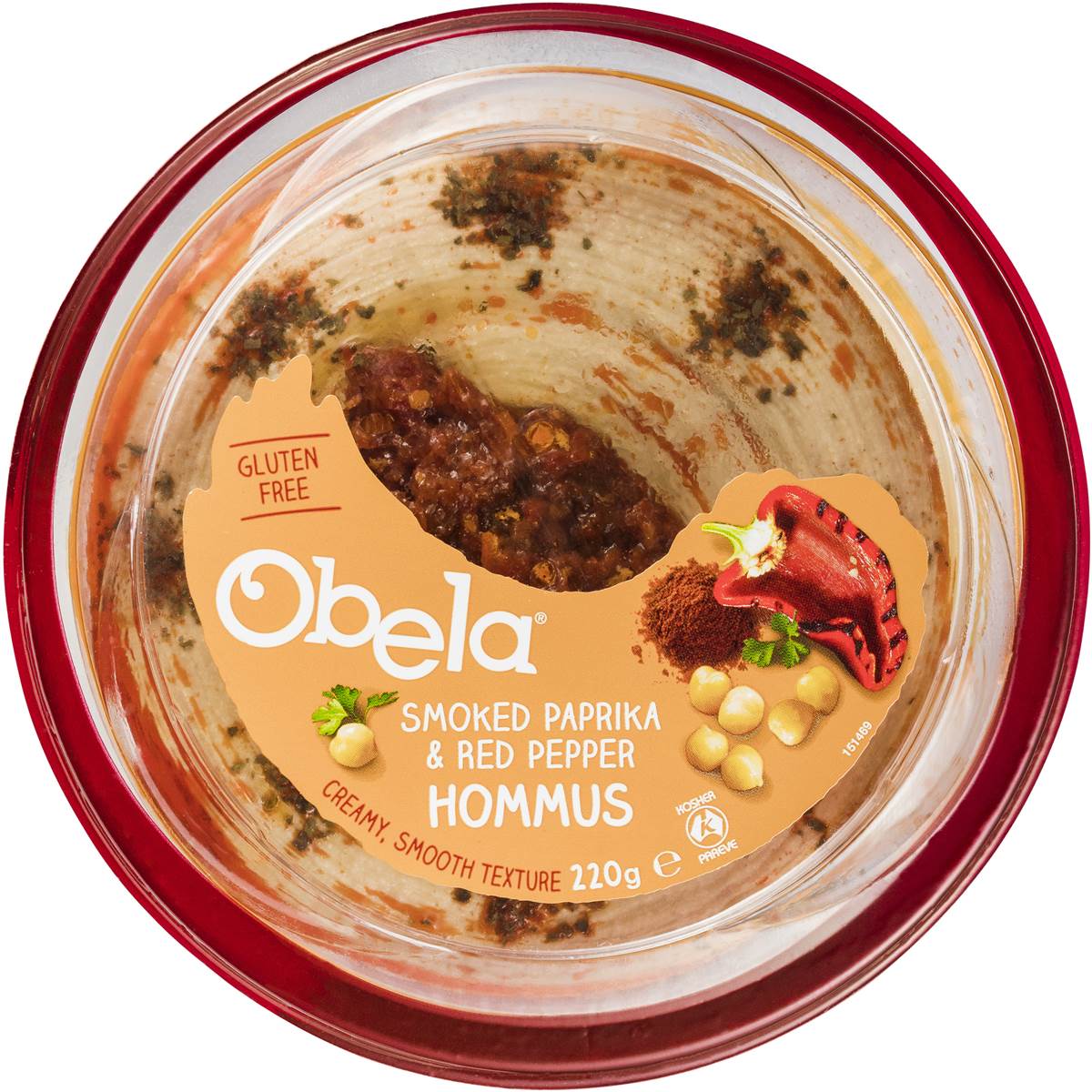 Obela Dip Paprika Red Pepper 220g | Woolworths