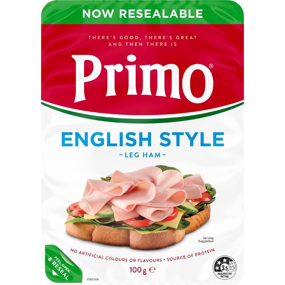 Primo English Ham 100g | Woolworths
