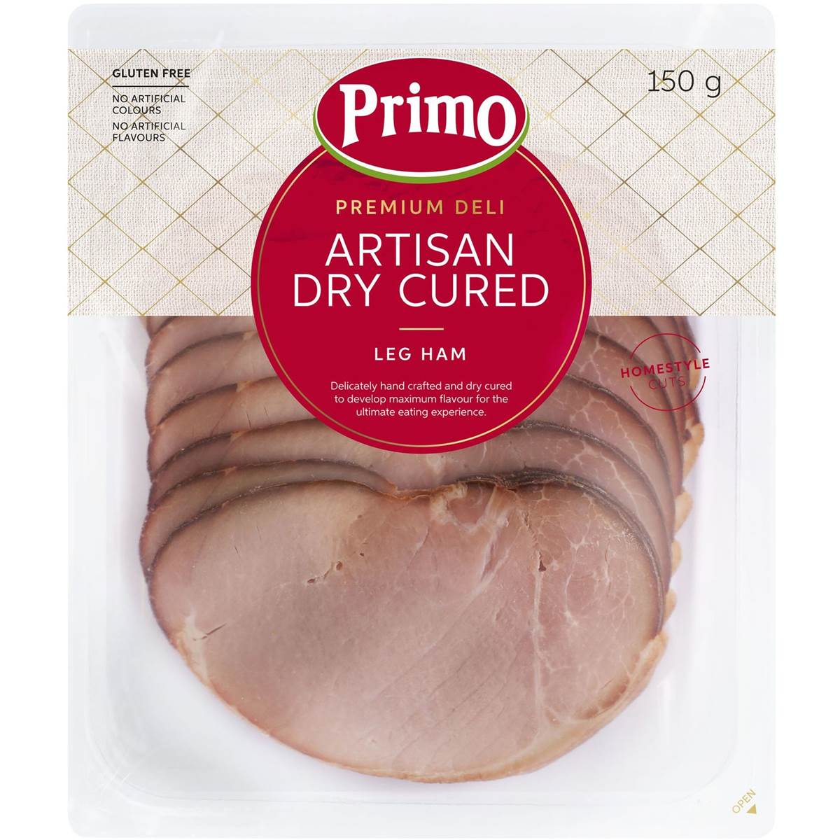 Primo Cured Leg Ham Dry 150g | Woolworths