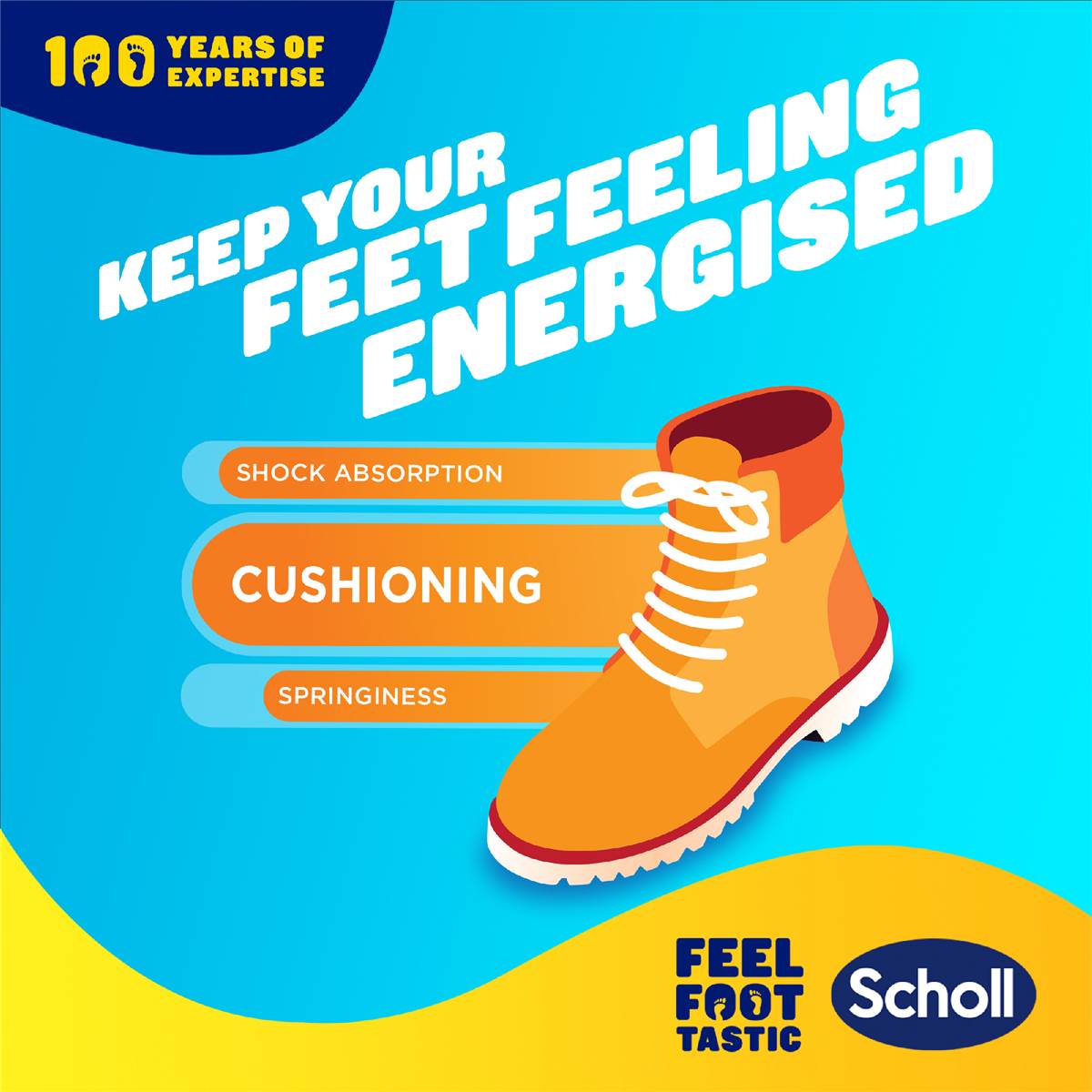 Scholl Gel Active Work & Boot Cushioning Small Pair Each | Woolworths