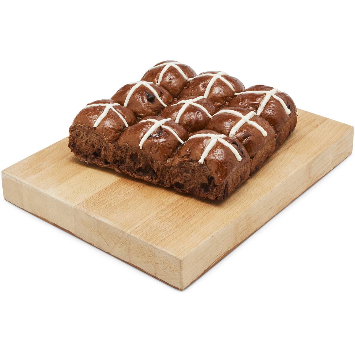 Mini Choc Hot Cross Buns 9pk | Woolworths