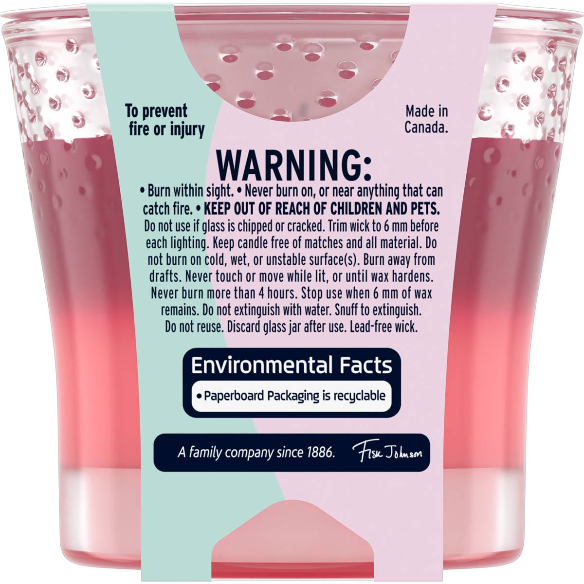 Glade 2 In 1 Candle Radiant Berries Watermelon Refresher 96g | Woolworths