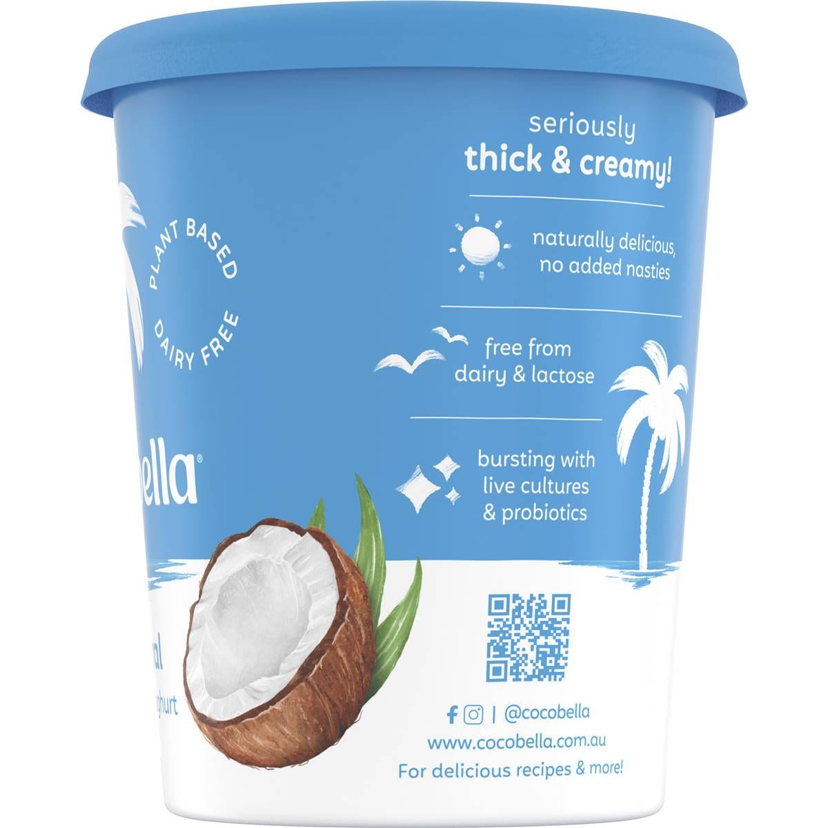 Cocobella Dairy Free Coconut Yoghurt Natural 500g | Woolworths