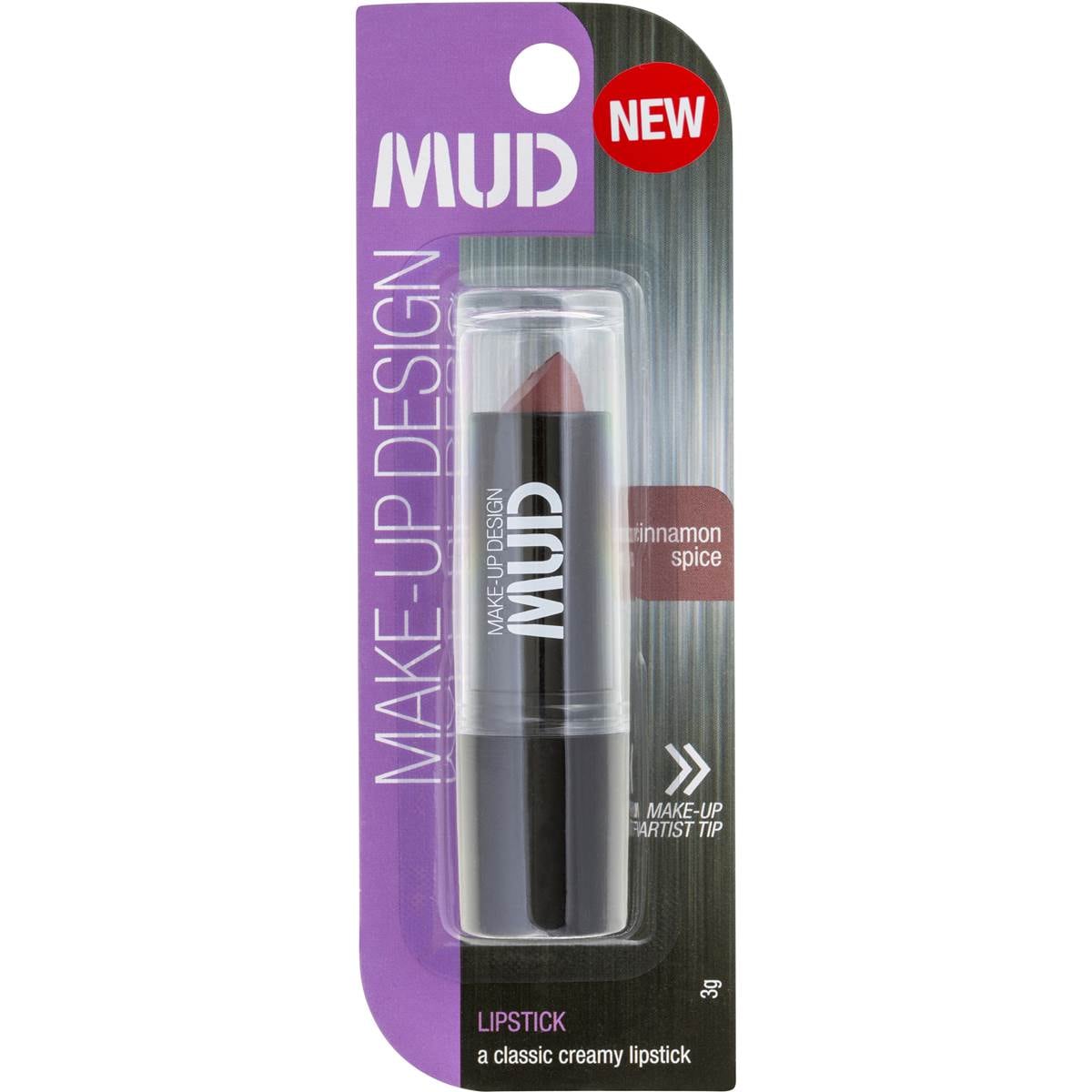 Mud Lipstick Cinnamon Spice 3g | Woolworths