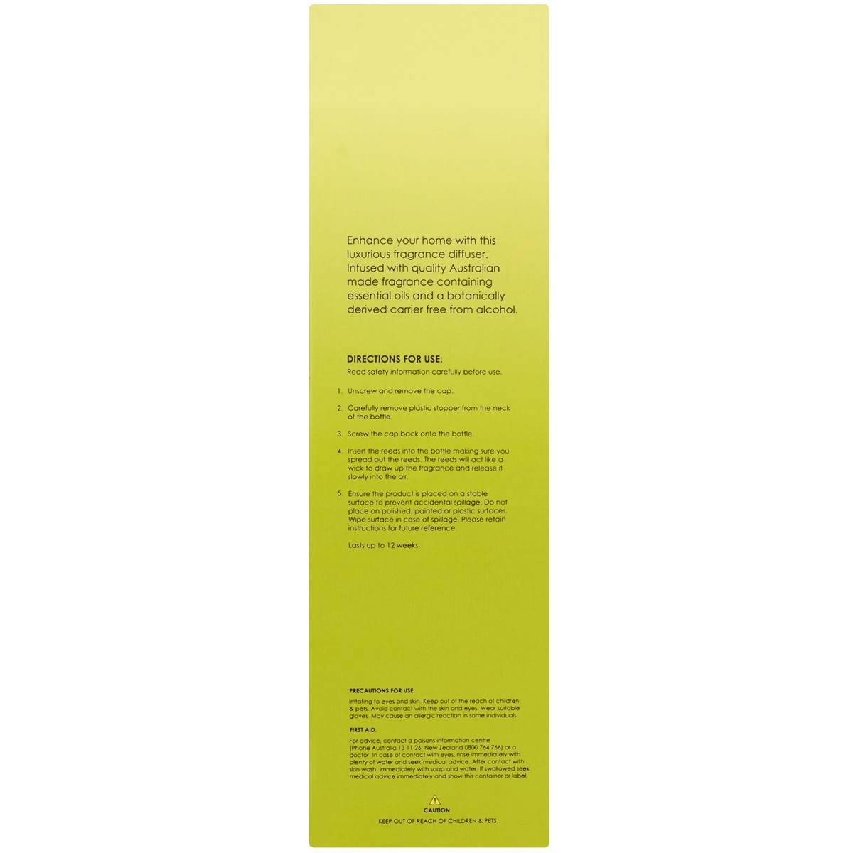 Aroma Essentials Diffuser Lemongrass & Ginger 150ml | Woolworths