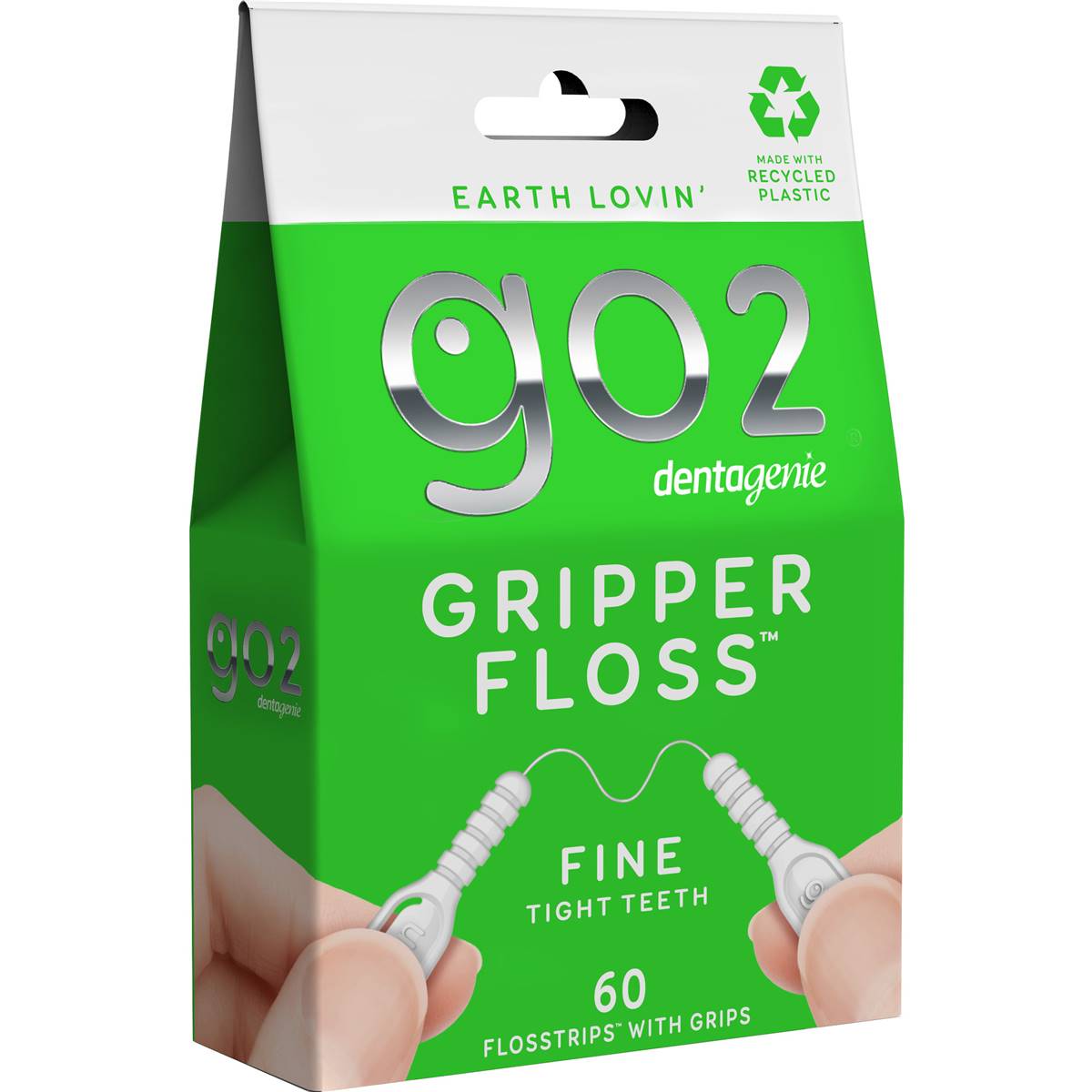 Go2 Dentagenie Gripper Floss Fine 60 Pack | Woolworths
