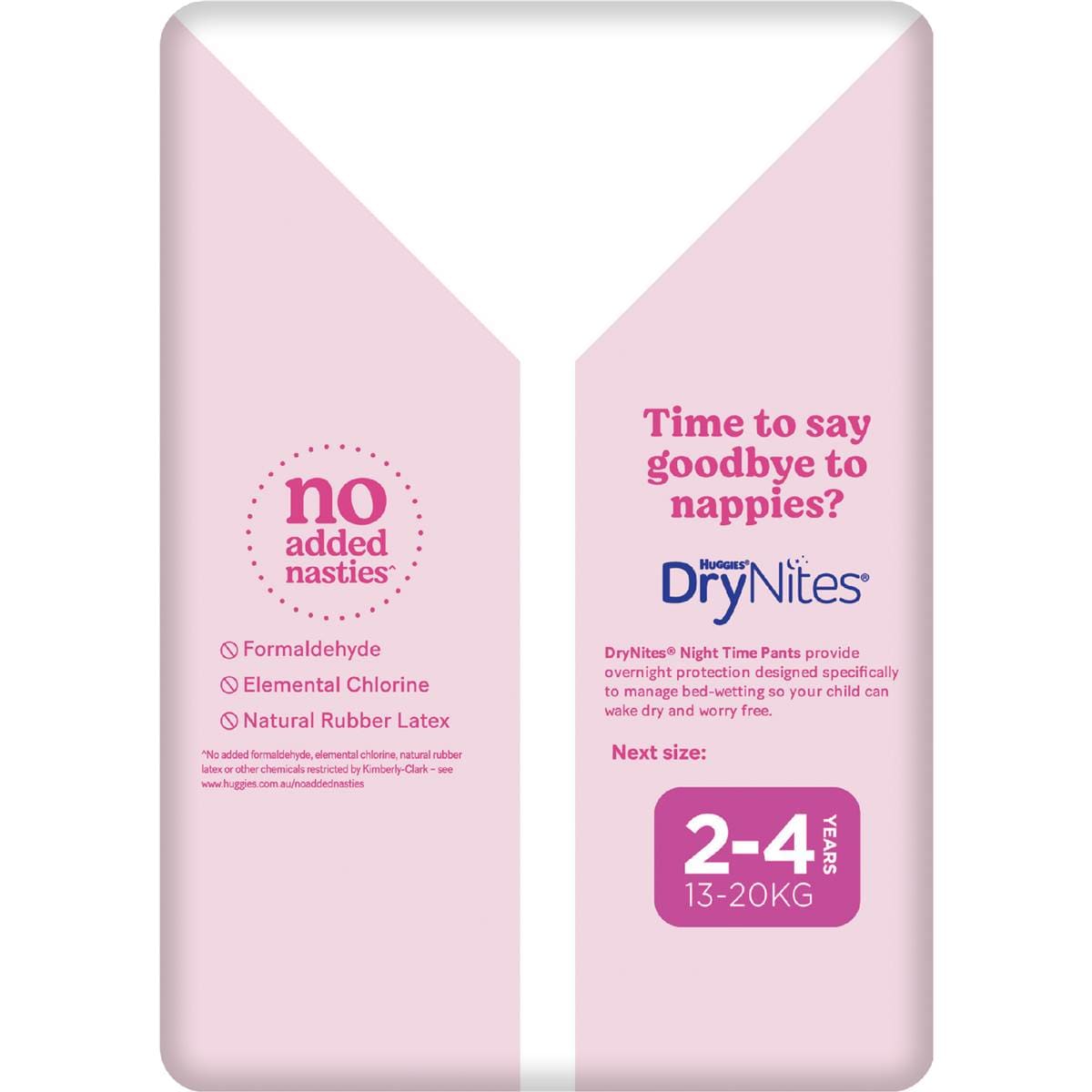 Huggies Ultra Dry Nappy Pants Girls Size 6 (15kg+) 24 Pack | Woolworths