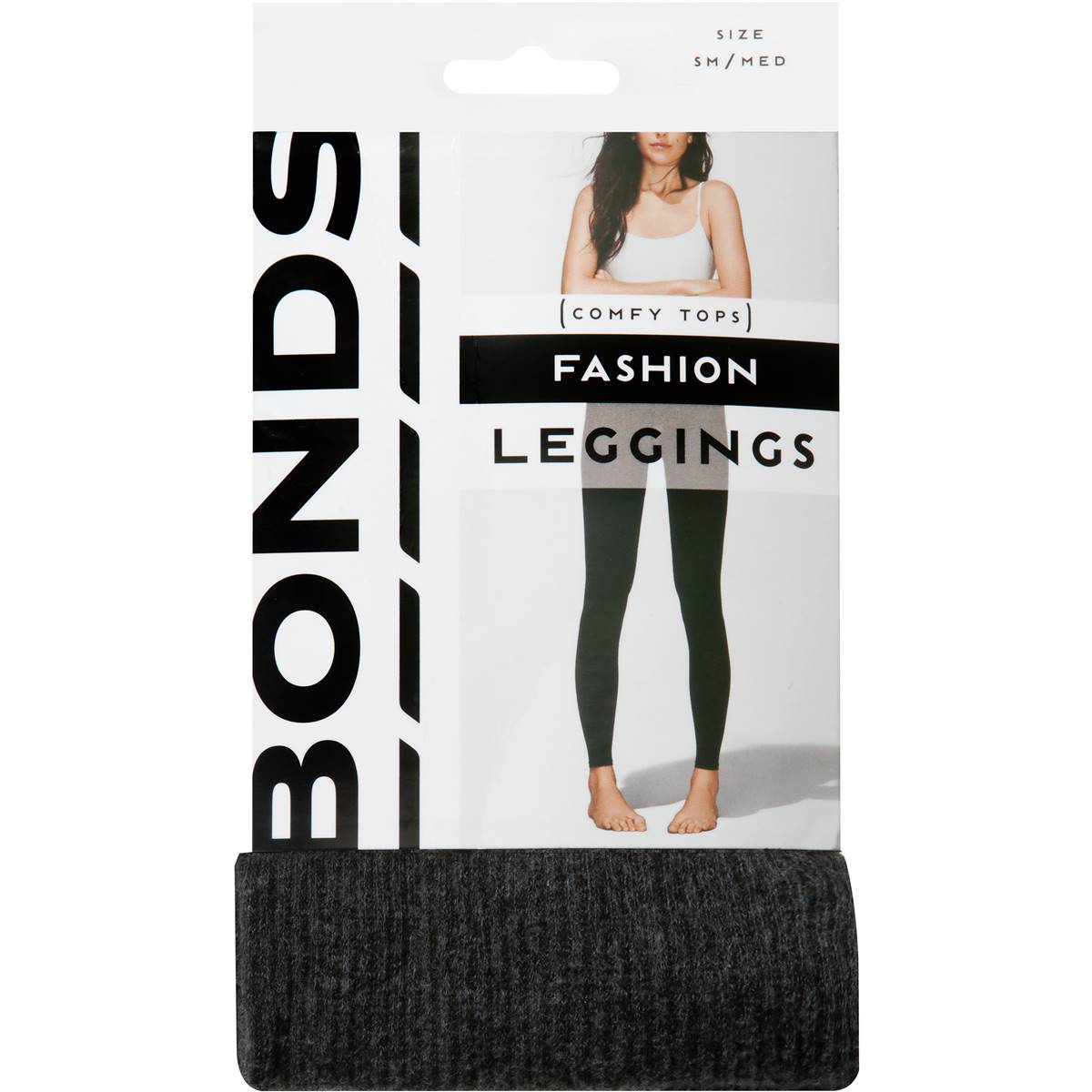 Bonds Rib Legging Charcoal Marle S/m each | Woolworths