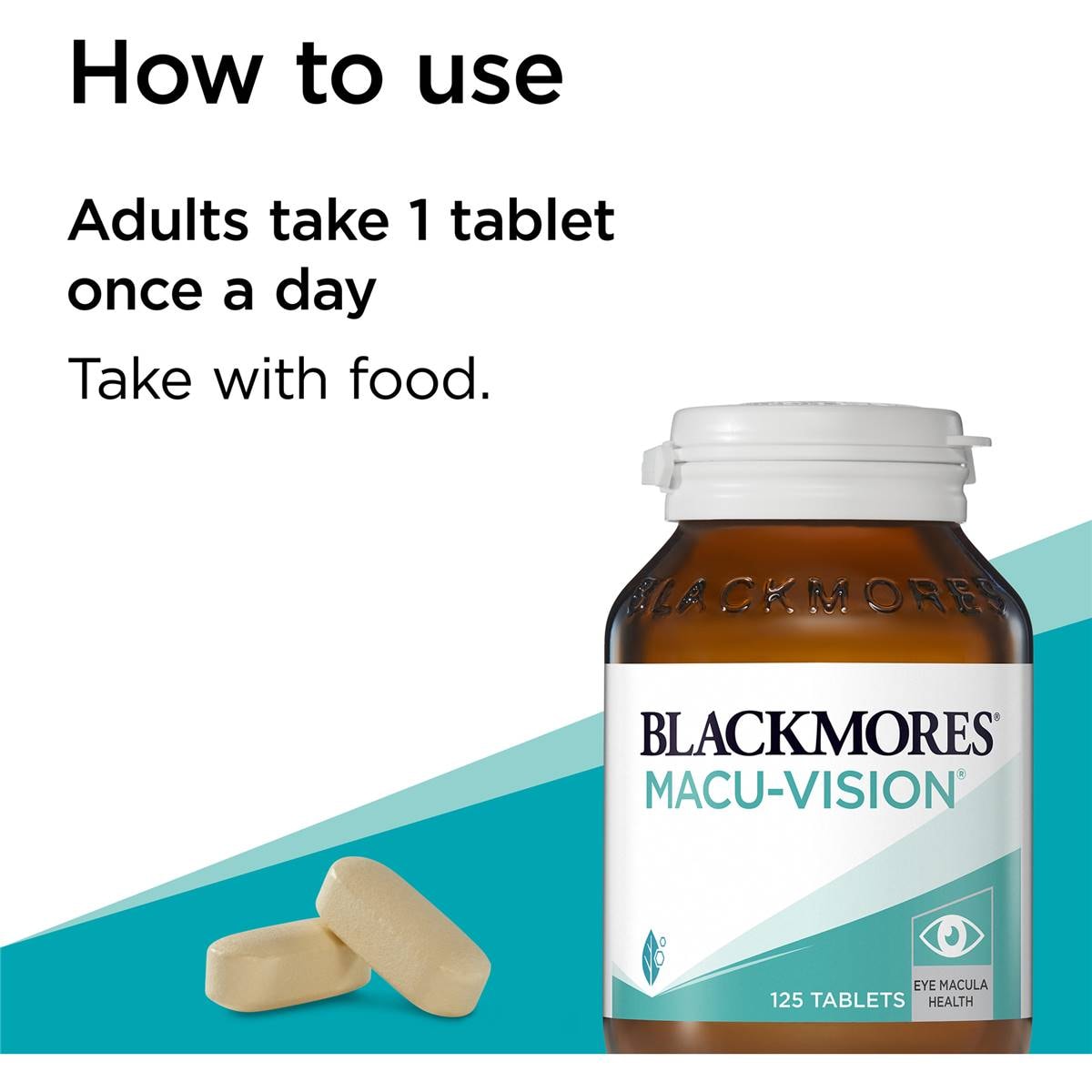 Blackmores Macu Vision Eye Care Vitamin Tablets 125 Pack | Woolworths