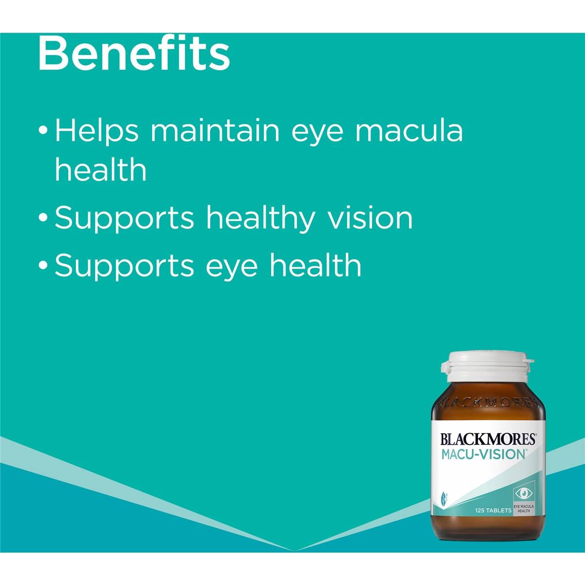 Blackmores Macu Vision Eye Care Vitamin Tablets 125 Pack | Woolworths