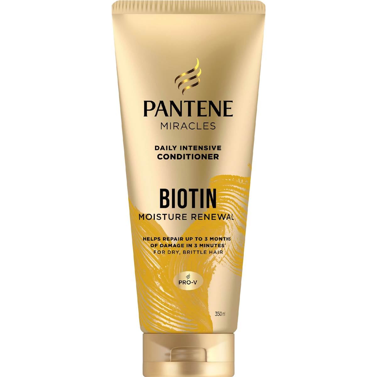Pantene Biotin Daily Intensive Conditioner 350ml | Woolworths