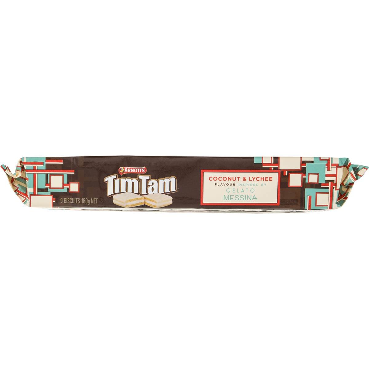 Arnott's Tim Tam Messina Coconut Lychee 160g | Woolworths