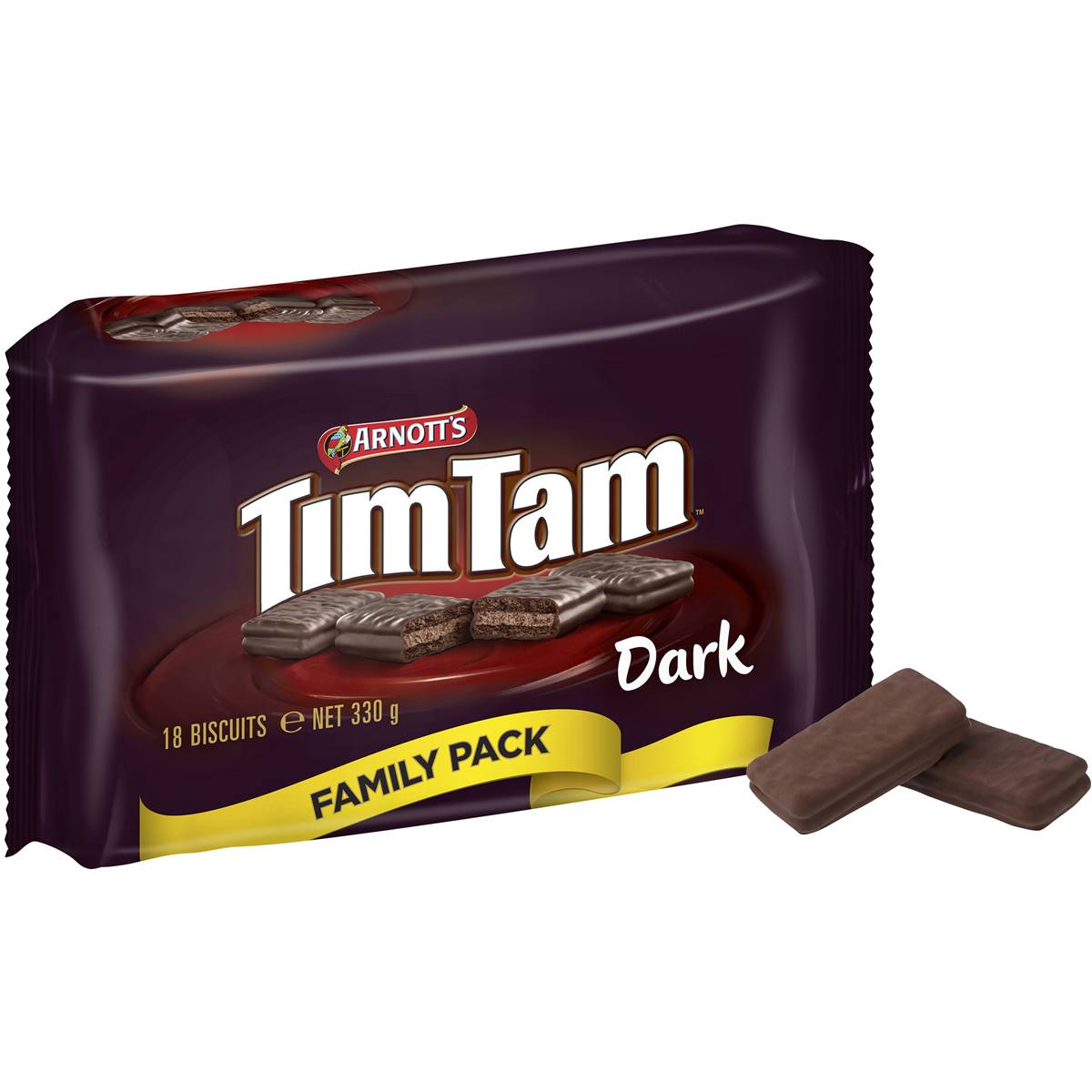 Arnott's Tim Tam Dark Family Pack 330g | Woolworths