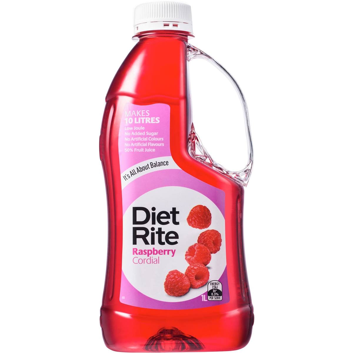 Diet Rite Cordial Raspberry 1l | Woolworths