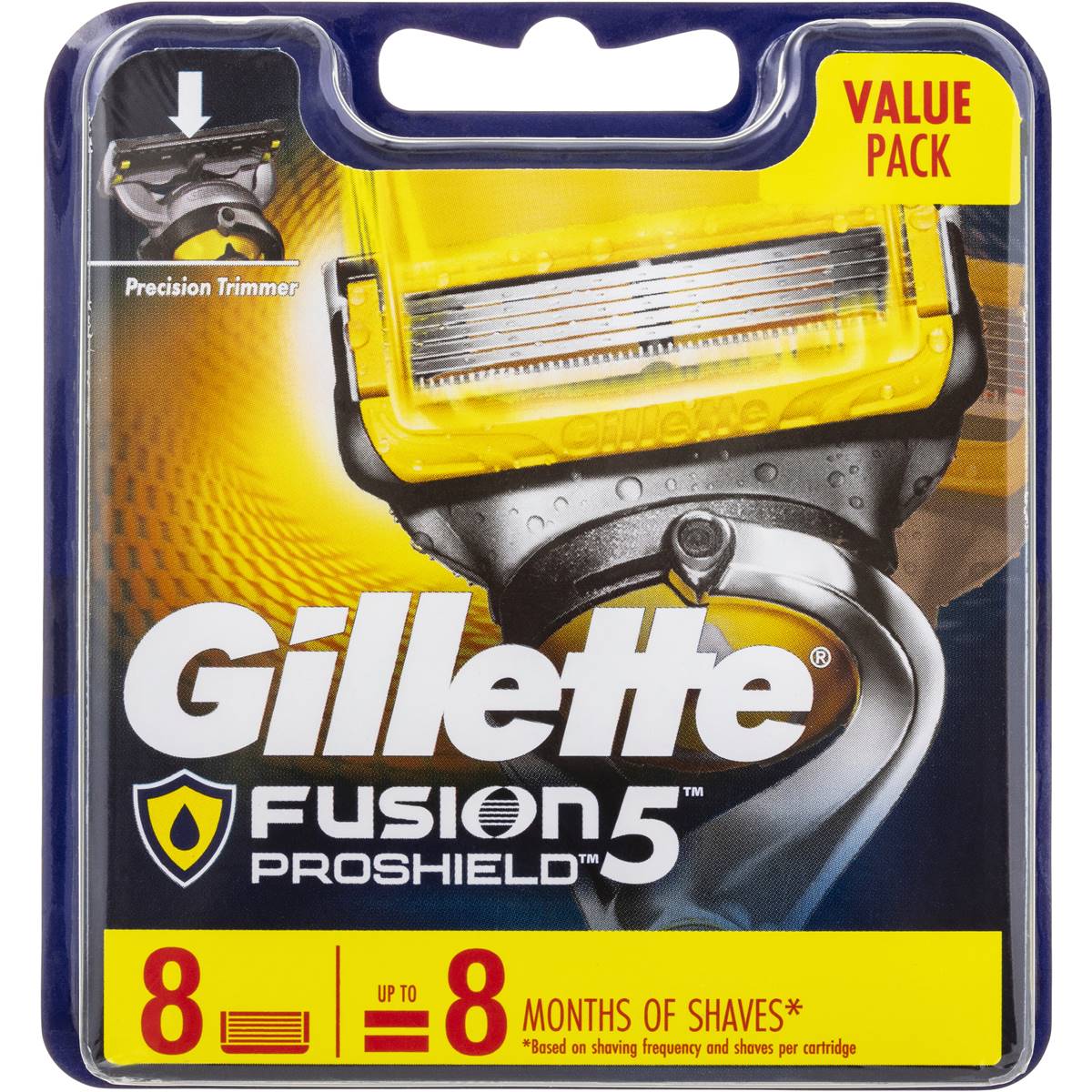 Gillette Fusion Proshield Cartridges 8pk | Woolworths