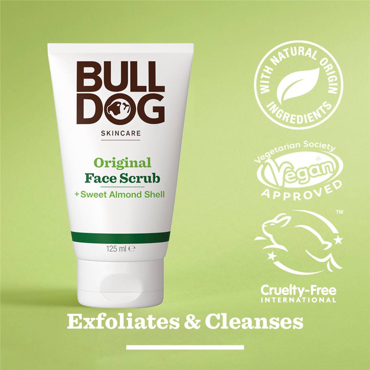 Bull Dog Skincare For Men Original Face Scrub 125ml | Woolworths