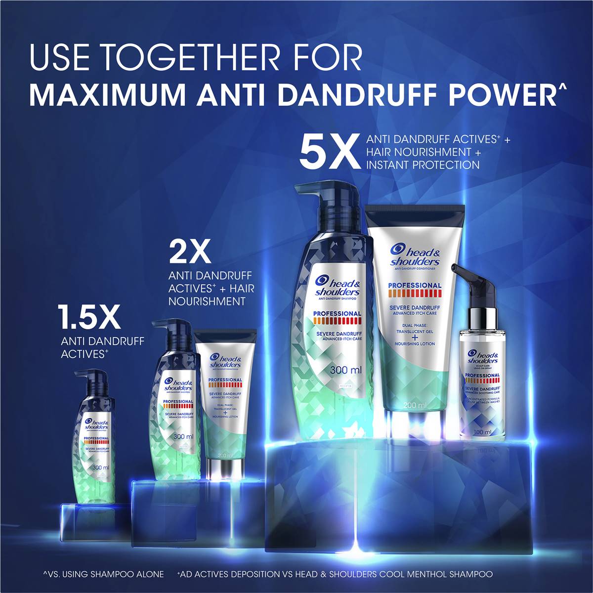 Head & Shoulders Professional Severe Dandruff Advanced Itch Care ...