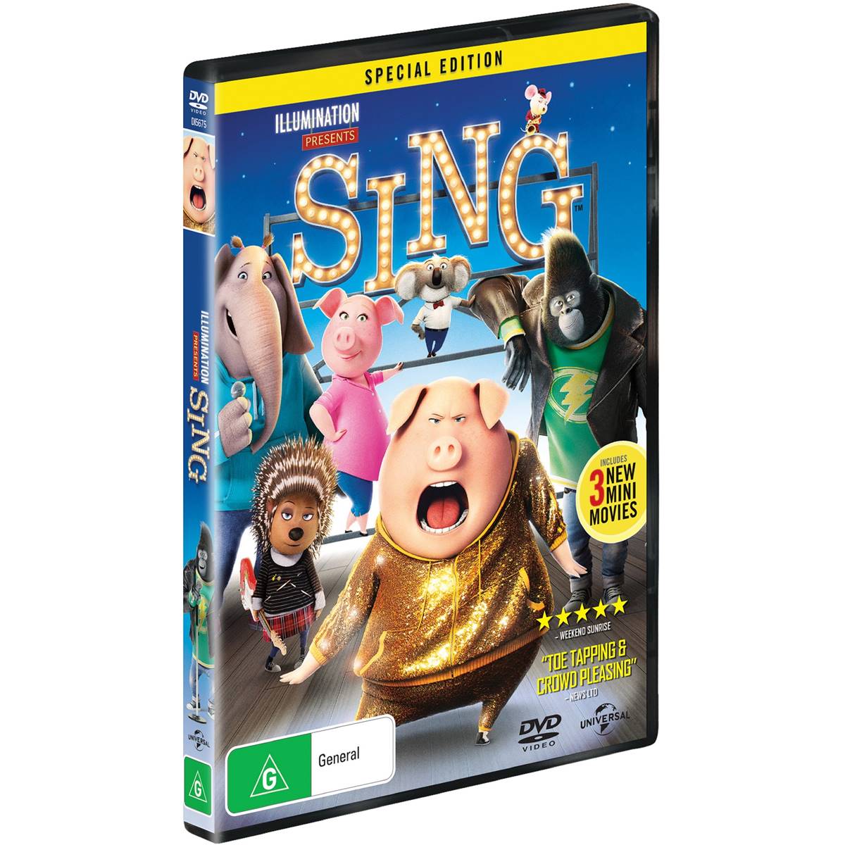 Sing (2016) - Dvd Each | Woolworths