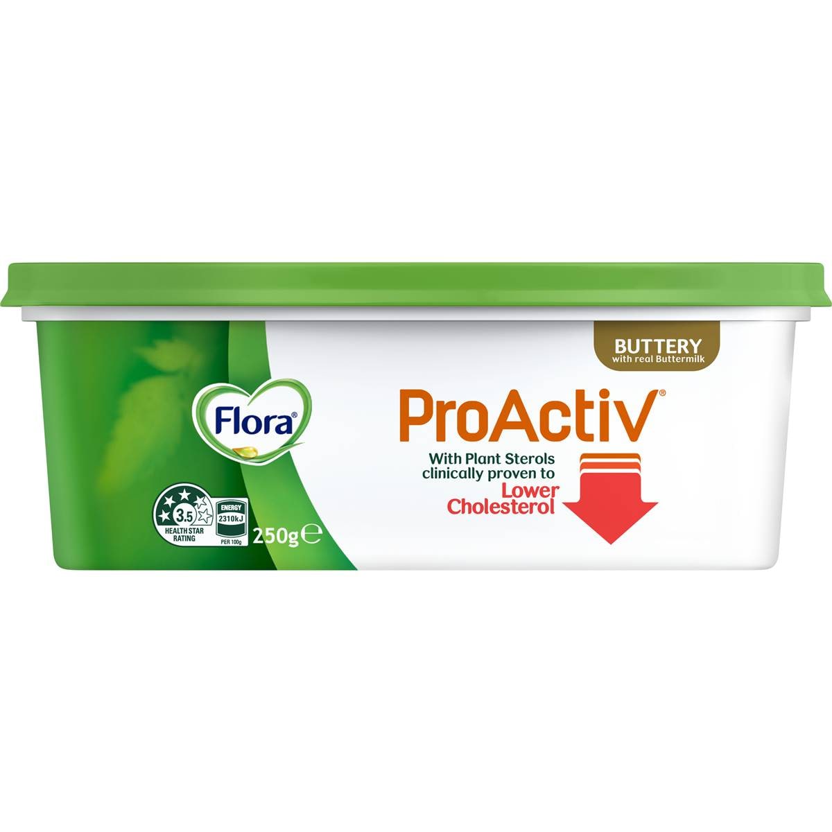 Flora Proactiv Margarine Buttery 250g | Woolworths